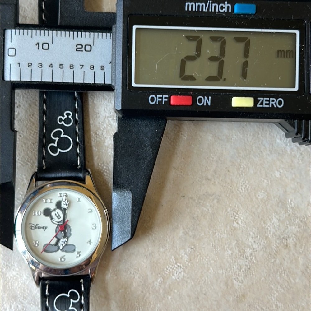 Disney Mickey Mouse Moving Arm Wrist Watch Accutime B… - Gem